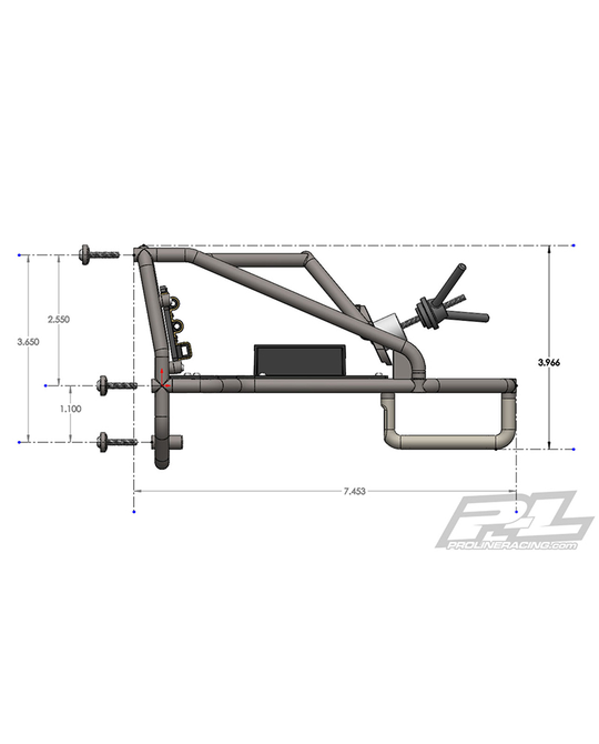 Back-Half Cage - for Pro-Line Cab Crawler Bodies - 6322-00 - RC - Cars ...