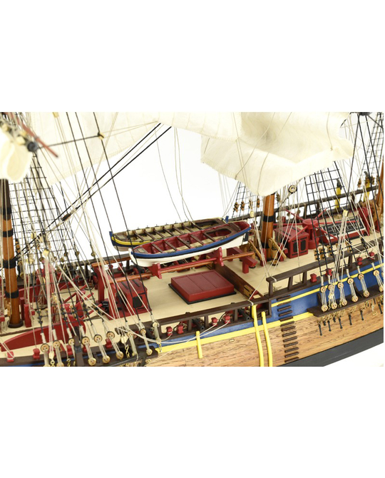 1/65 HMS Endeavour Wooden Model Ship Kit (New Version) - 22520 - Model ...