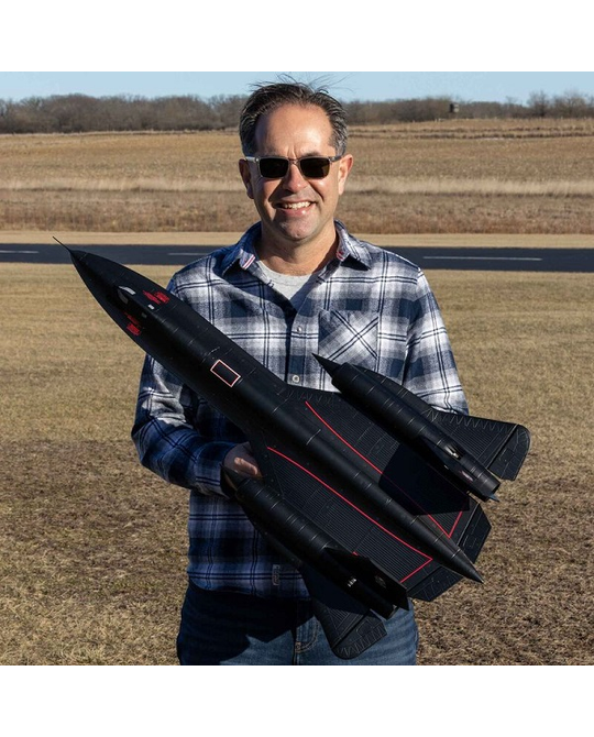 SR-71 Blackbird Twin 40mm EDF BNF Basic with AS3X and SAFE - RC ...